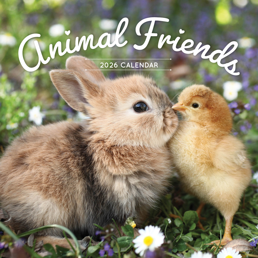 Animal Friends 2026 Calendar - Paper Pocket Calendars, Diaries and Gifts