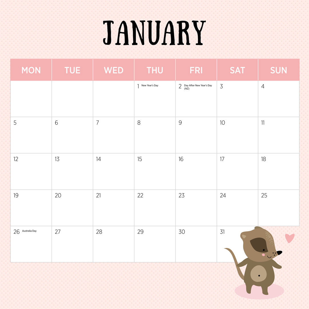 Baby Animals 2026 Calendar - Paper Pocket Calendars, Diaries and Gifts
