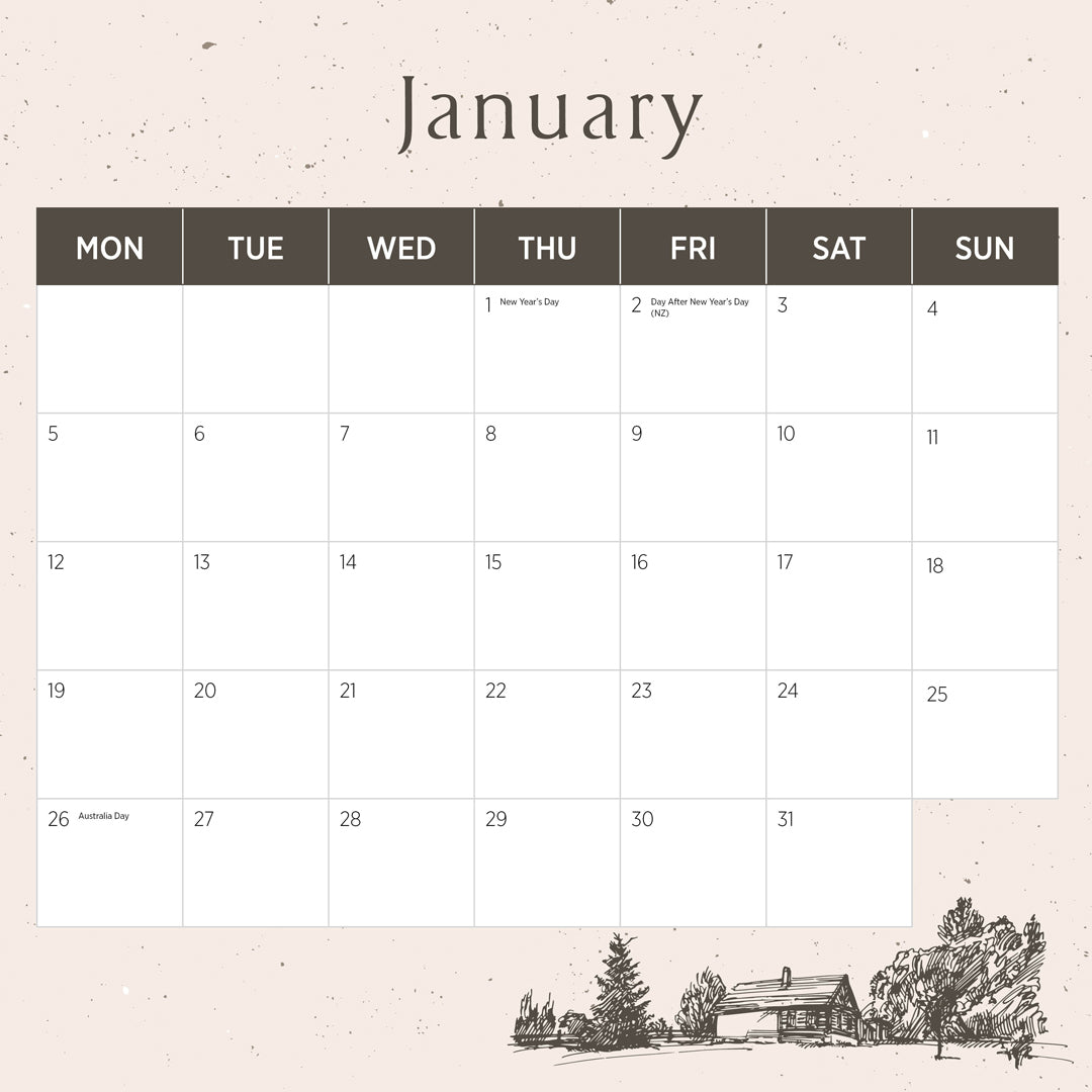 English Countryside 2026 Calendar - Paper Pocket Calendars, Diaries and ...