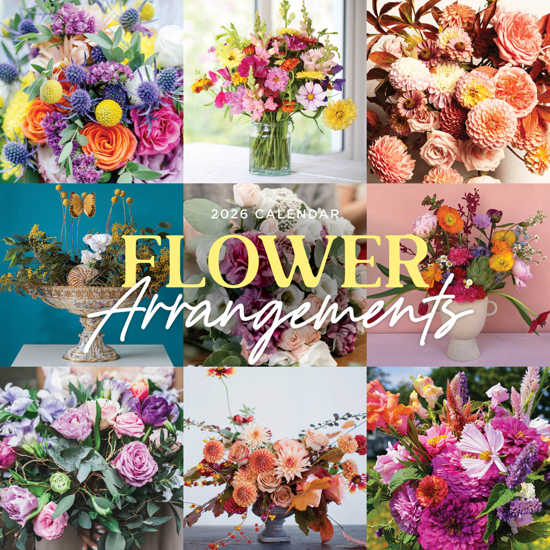 Flower Arrangements 2026 Calendar - Paper Pocket Calendars, Diaries and ...