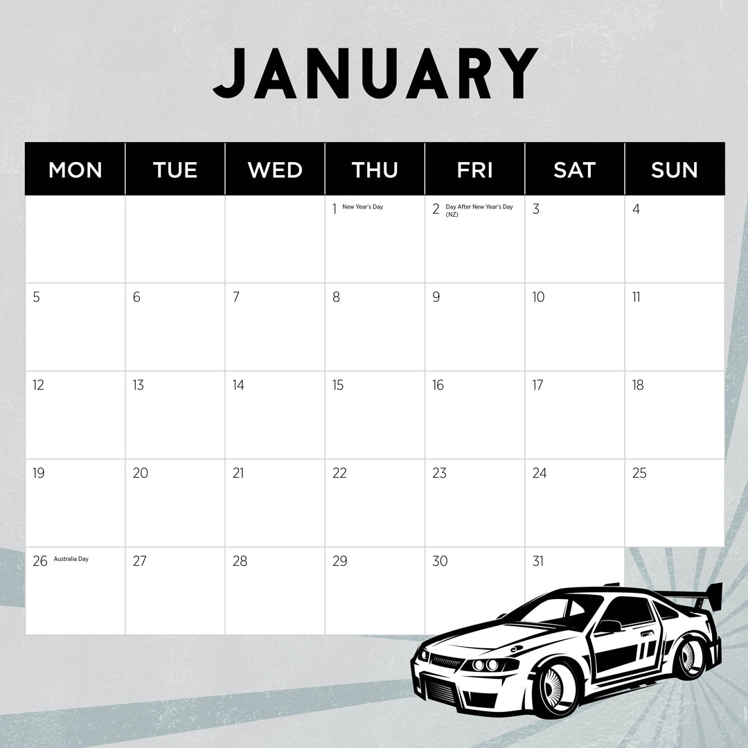 Hot Fours 2026 Calendar - Paper Pocket Calendars, Diaries and Gifts