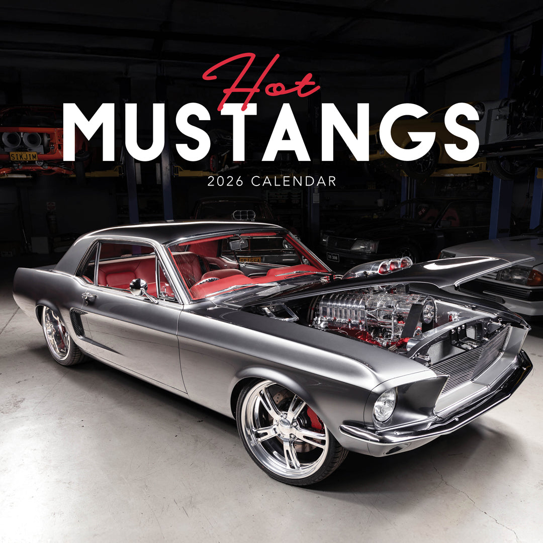 Hot Mustangs 2026 Calendar - Paper Pocket Calendars, Diaries and Gifts