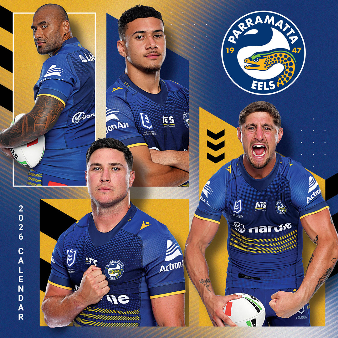 NRL Parramatta Eels 2026 Calendar - Paper Pocket Calendars, Diaries and ...