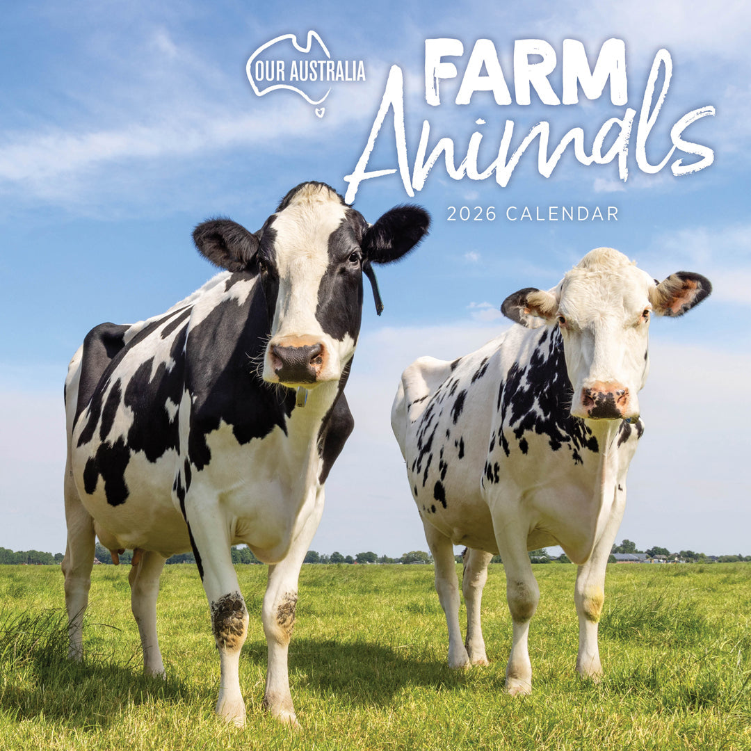 Our Australia Farm Animals 2026 Calendar - Paper Pocket Calendars ...