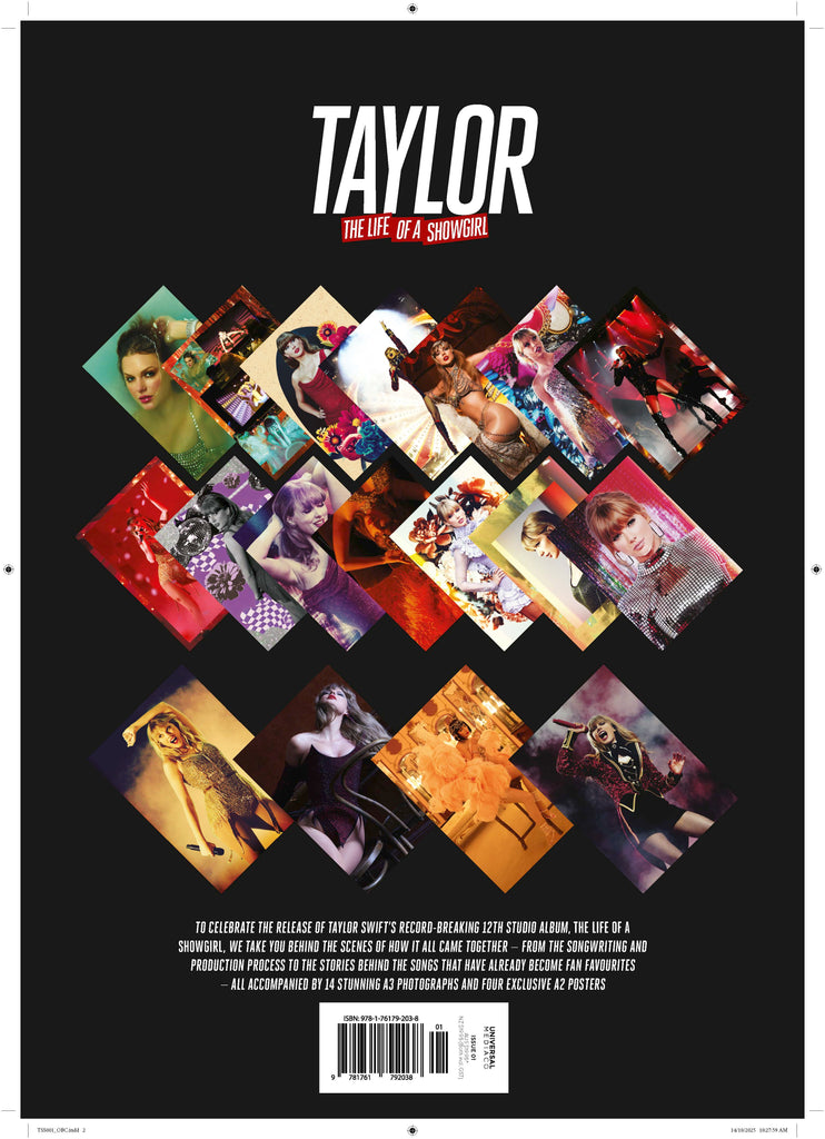 Taylor Swift Life of a Showgirl Poster Book – Paper Pocket